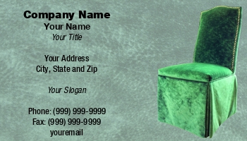 Upholstery Business Cards