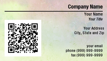 QR Code Business Cards - Phone Numbers