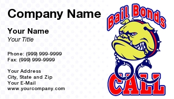 Bail Bonds Business Cards