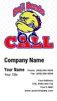 Bail Bonds Business Cards