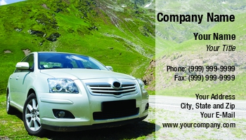 Auto Import-Export Business Cards