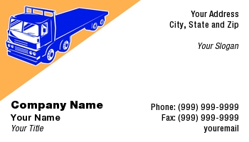 Truck Driver Business Cards