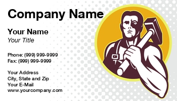 General Labor Business Cards