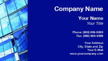 Glazier Business Cards