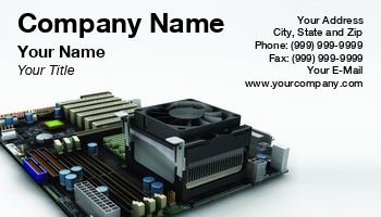 Technician Computer Business Cards