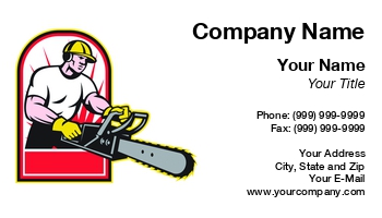 Tree Trimming Business Cards