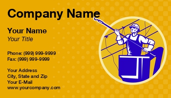Electrical Contractor Business Cards