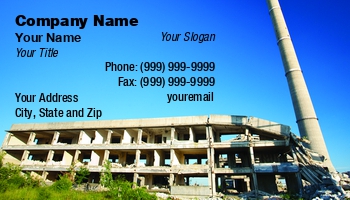 Demolition Business Cards