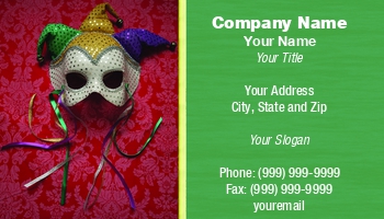 Masquerade Business Cards
