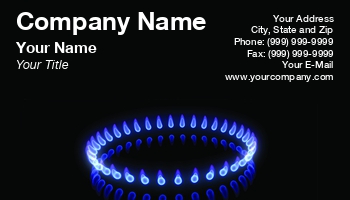 Gas Services Business Cards