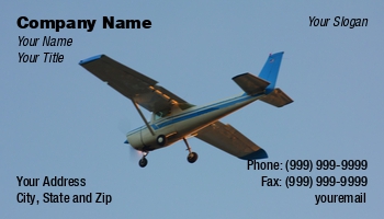 Flight Instruction Business Cards