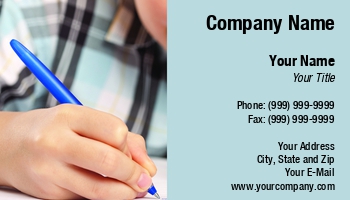 School Counselor Business Cards