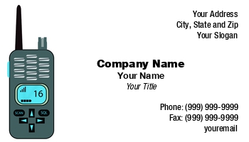 Radio Business Cards