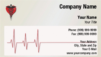 Cardiologist Business Cards