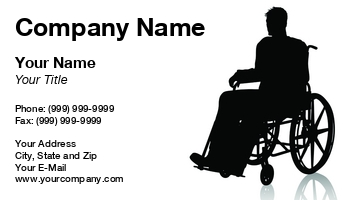 Handicap and Disability Business Cards