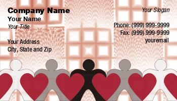 Welfare Worker Business Cards