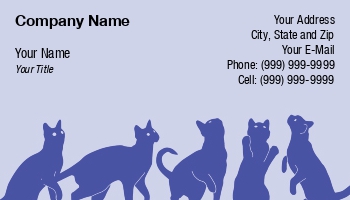 Siamese Cat Business Cards