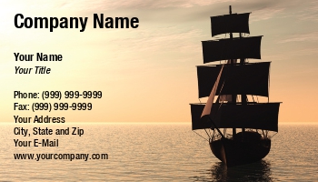 Boat Captain Business Cards