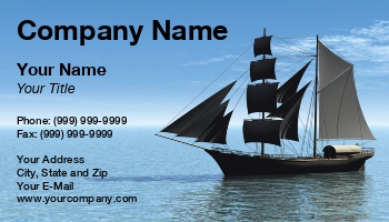 Boat Captain Business Cards