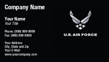 Air Force Business Cards