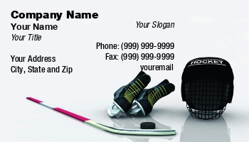 Hockey Business Cards