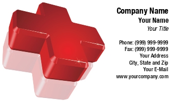 Red Cross Business Cards