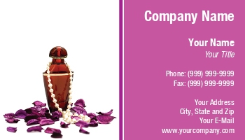 Perfume Business Cards