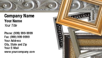 Picture Framing Service Business Cards