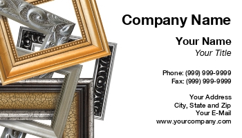 Picture Framing Service Business Cards