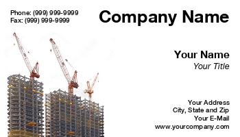 Structural Engineer Business Cards