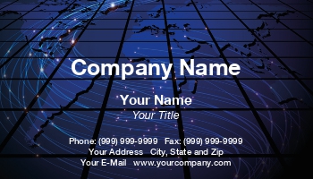 Fiber Optic Business Cards