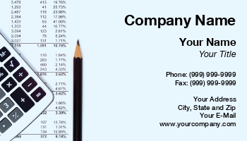 Auditor Business Cards