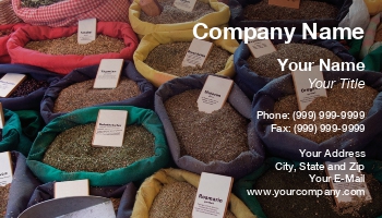Spices Business Cards