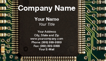 Technician Computer Business Cards