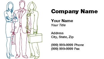 Human Resource Services Business Cards