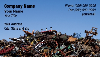 Waste Management Business Cards