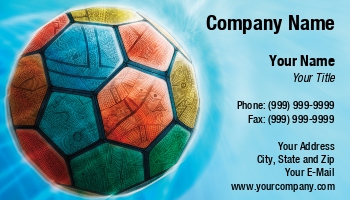Soccer Business Cards