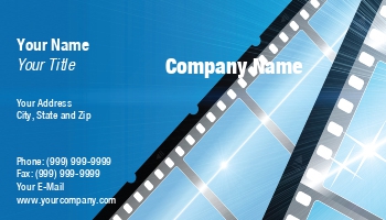 Video Editor Business Cards
