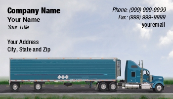 Truck Loader Business Cards