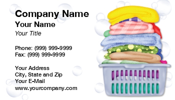 Laundry Business Cards