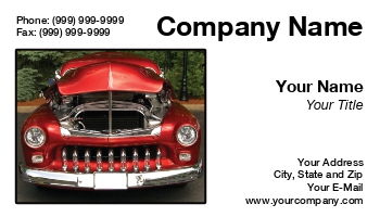 Body Shop Business Cards