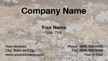 Granite Business Cards