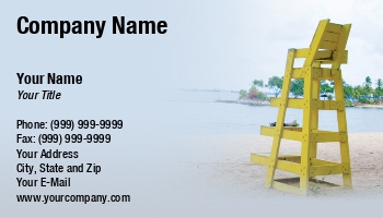 Lifeguard Business Cards