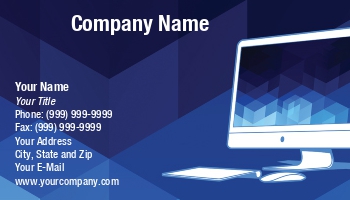 Computer Visiting Card Background