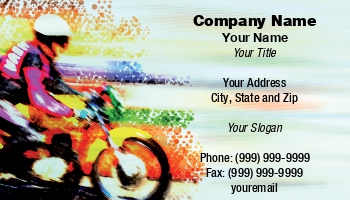 Motorcycles Business Cards