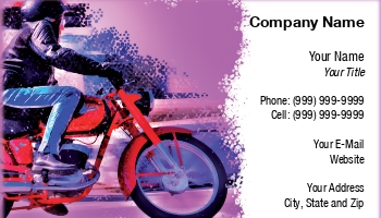 Motorcycles Business Cards