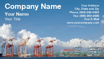 Ship Loader Business Cards