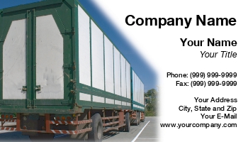 Truck Loader Business Cards
