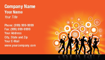 Zumba Business Cards