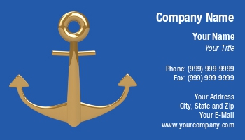 Marine Services Business Cards